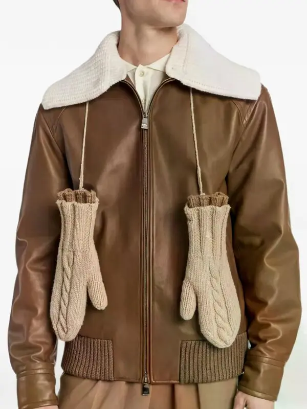 Malo Cable-knit Gloves