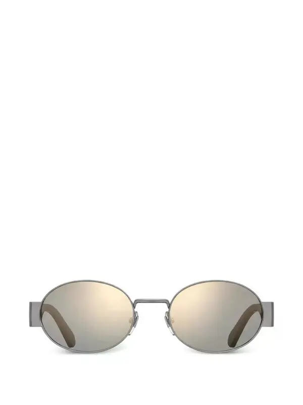 Moschino Oval Frame Sunglasses - Grey