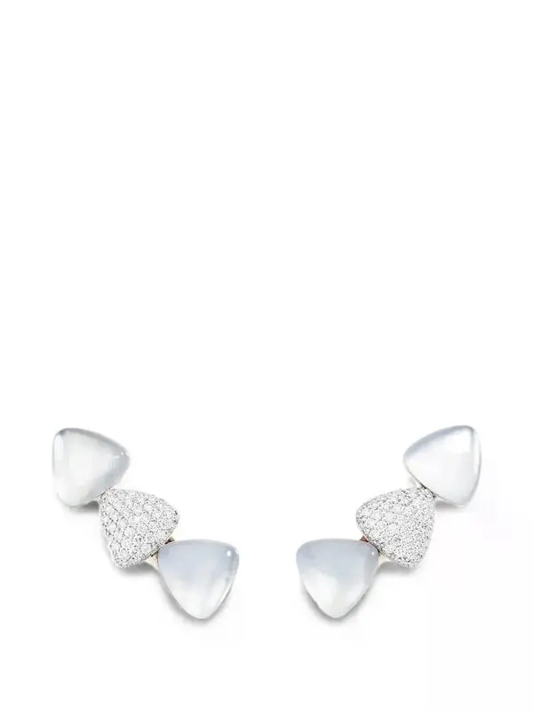 Vhernier Freccia Diamond And Pearl Earrings