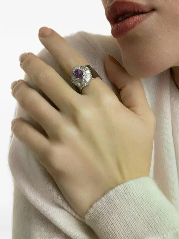 YUTAI Revive Pink Sapphire And Diamond Ring