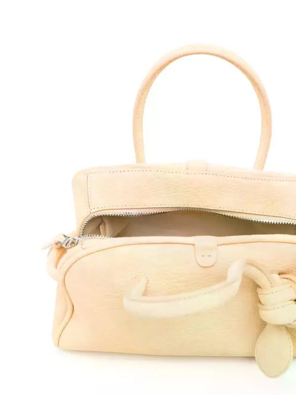 Jacquemus La Petit Tourism Leather Tote Bag - Neutrals