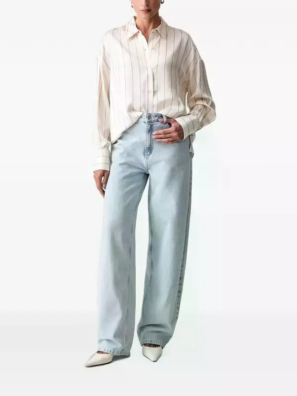 Guess Vertical Stripe Long Sleeve Shirt