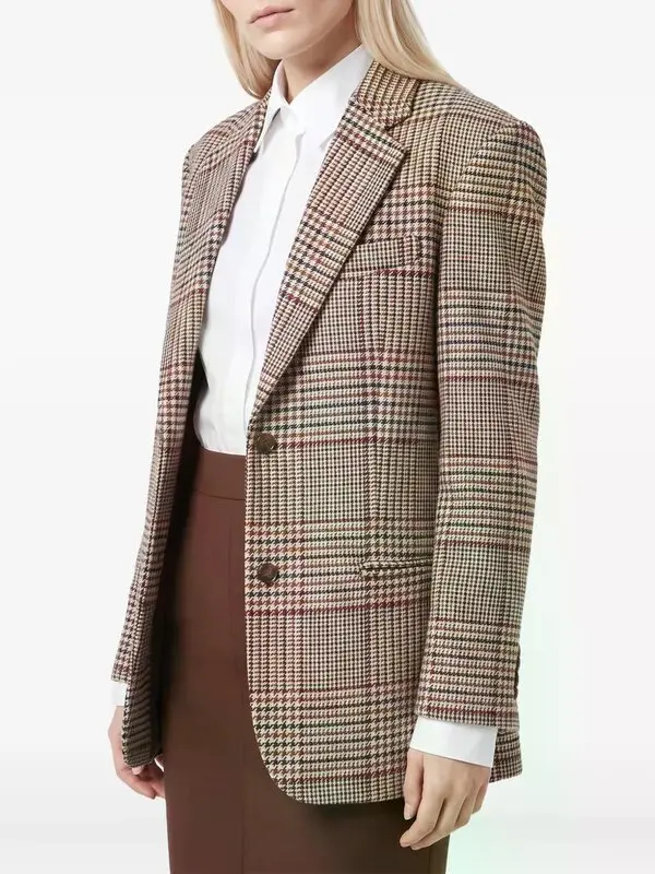 Federica Tosi Glen-plaid Blazer