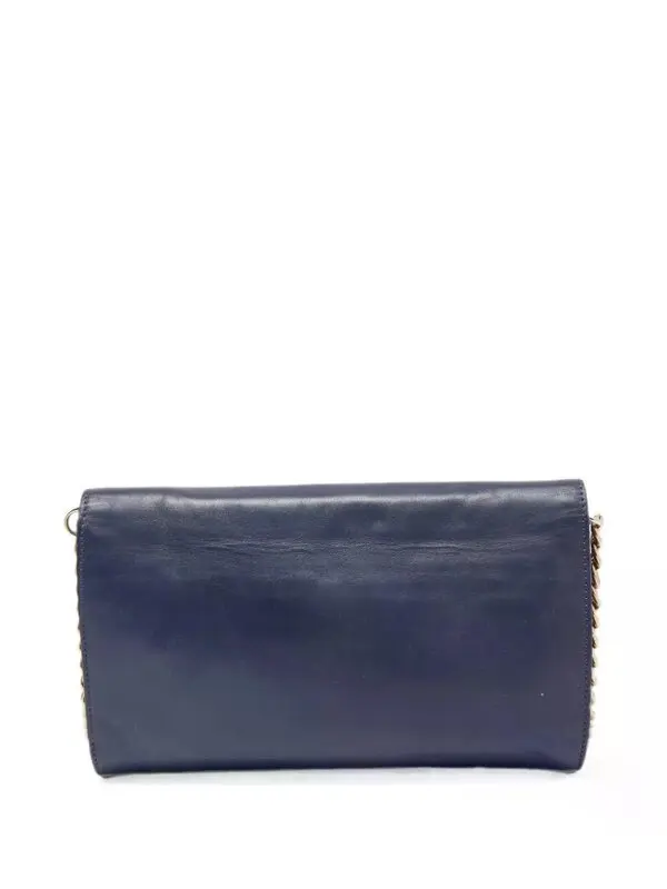 AIGNER Logo Flap Clutch Bag