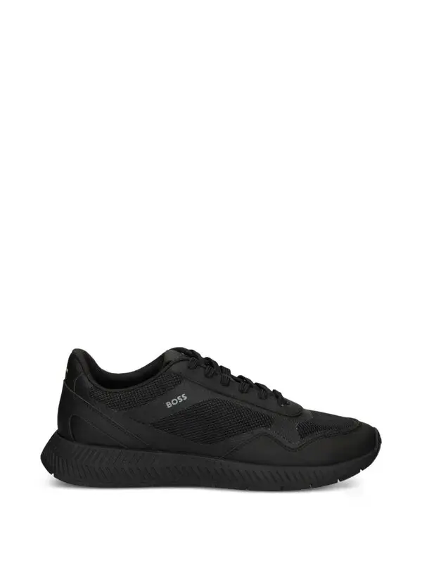 BOSS Mesh Trainers With Ribbed Sole