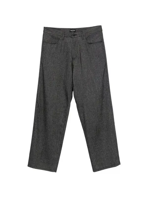 Giorgio Armani Logo-patch Denim Jeans