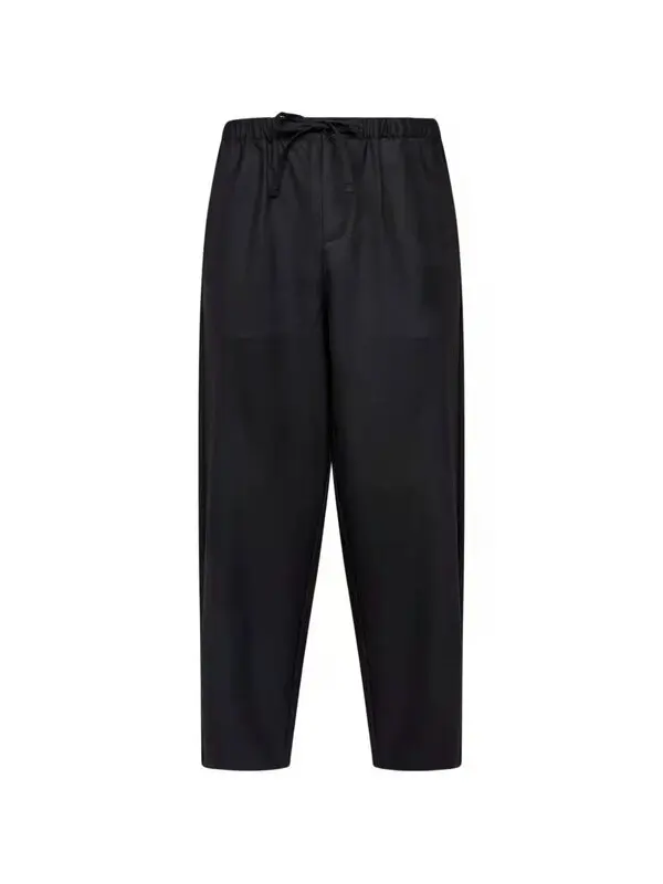ROSE BURRITO Drawstring-waist Virgin-wool Trousers