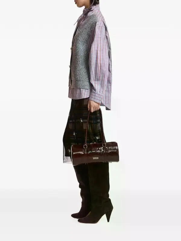 Essentiel Antwerp Kute Checked Layered-vest Shirt