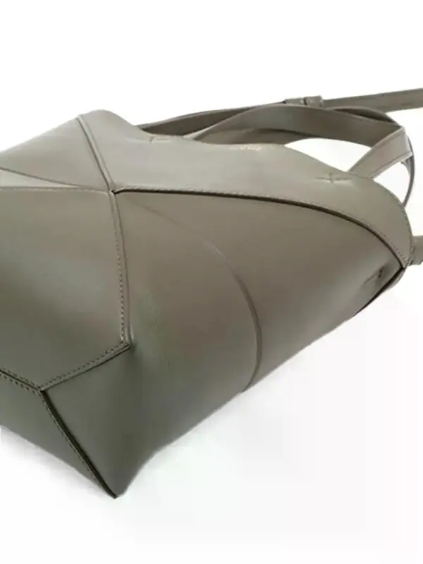 Loewe 2020-2026 Mini Calfskin Puzzle Fold Tote Satchel