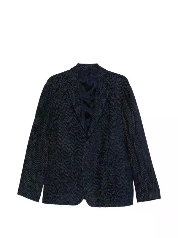 Giorgio Armani Zigzag-patterned Blazer