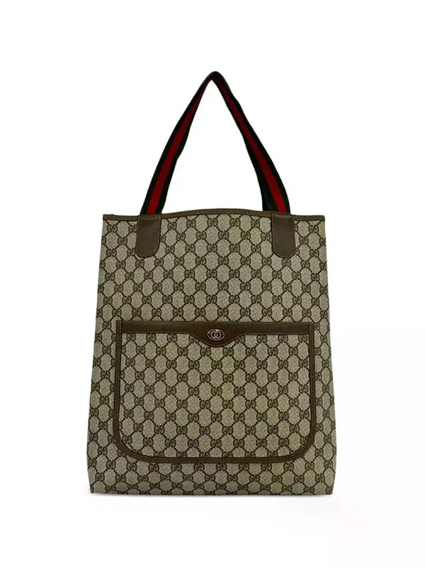 Gucci 20th Century Gg Supreme Web Tote Bag