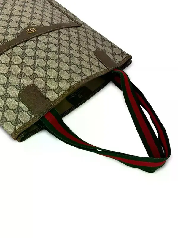Gucci 20th Century Gg Supreme Web Tote Bag
