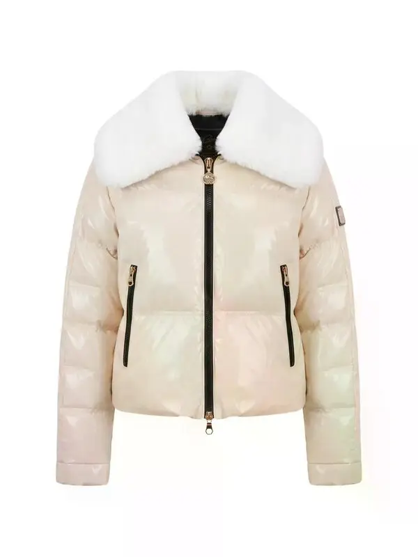HIGH SOCIETY Faux-fur Collar Puffer Jacket