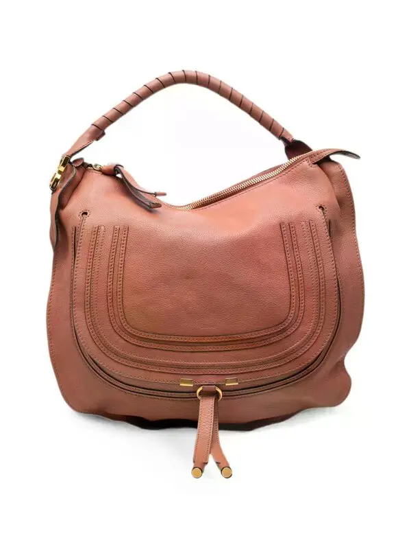 Chloé 2011 Large Pebbled Calfskin Marcie Hobo Satchel
