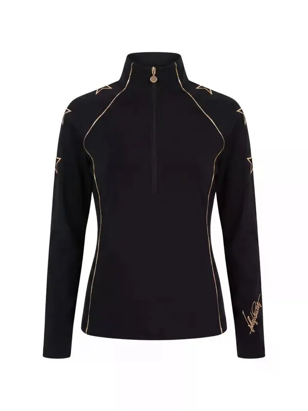 HIGH SOCIETY Stella Star-patch Half-zip Base Layer