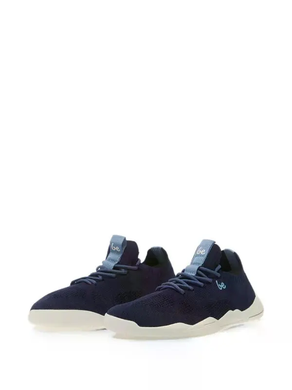 Be Lenka Velore Knitted Lace-up Barefoot Low-top Sneakers