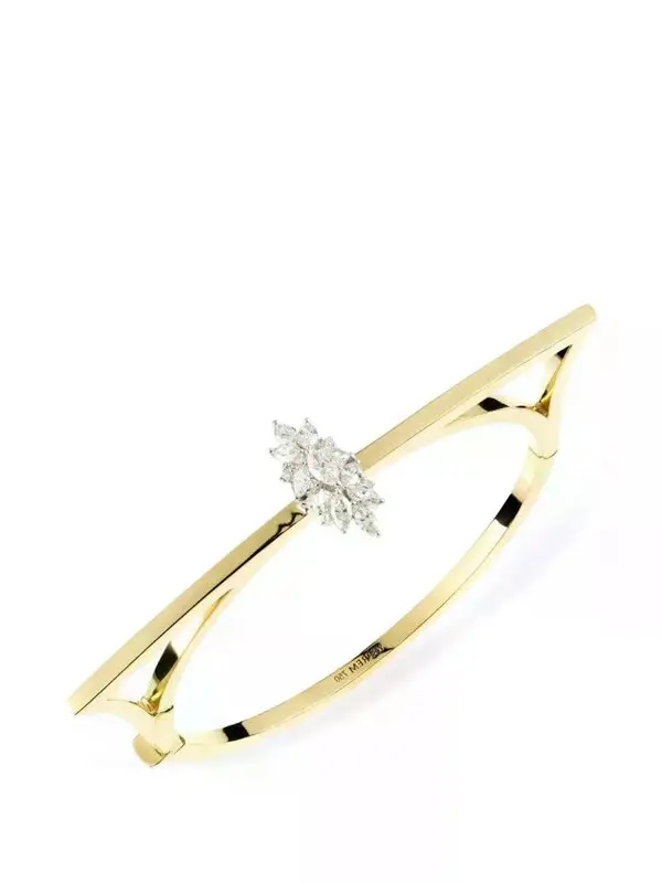 Yeprem Strada Diamond Bangle Bracelet - Gold