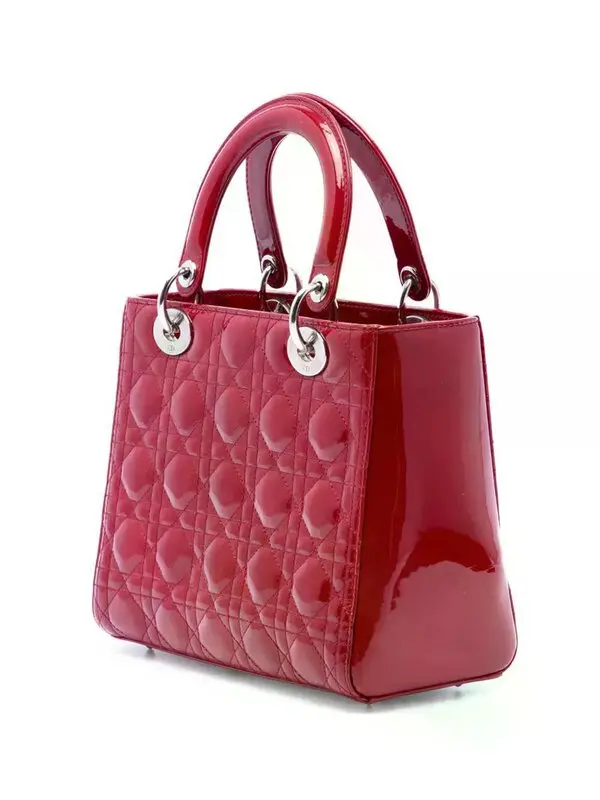 Dior 2013 Medium Patent Cannage Lady Satchel