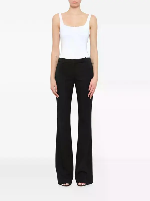 Alexander McQueen Belt-loops Flared Trousers