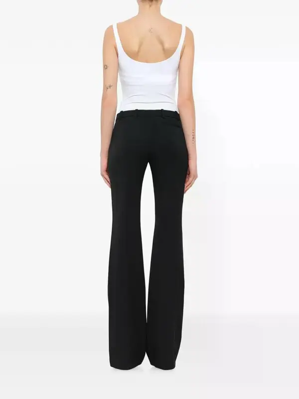 Alexander McQueen Belt-loops Flared Trousers