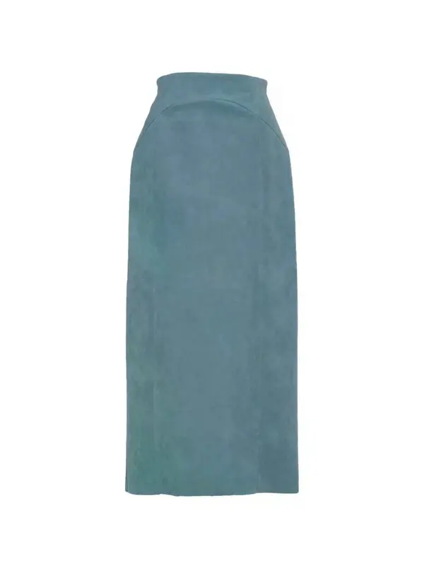 MULLER OF YOSHIOKUBO Saddle Straight Midi Skirt