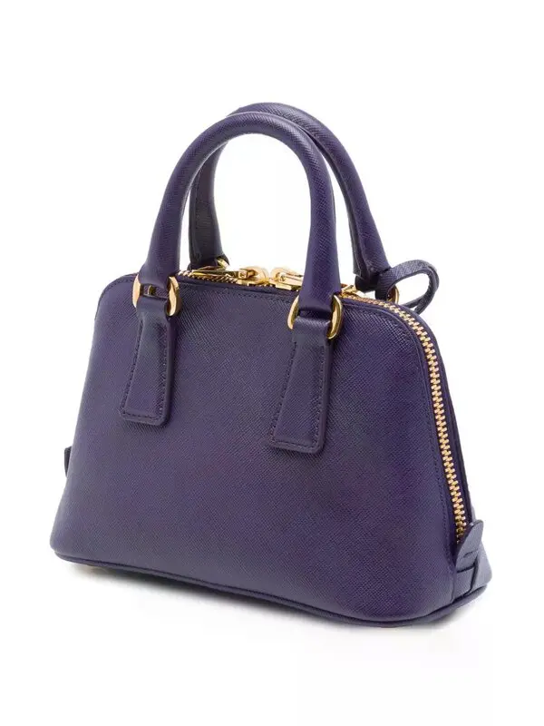 Prada 2010-2026 Mini Saffiano Lux Promenade Satchel