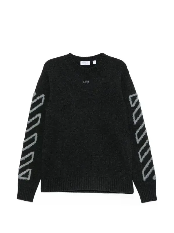 Off-White Long-sleeves Sweater - Grey