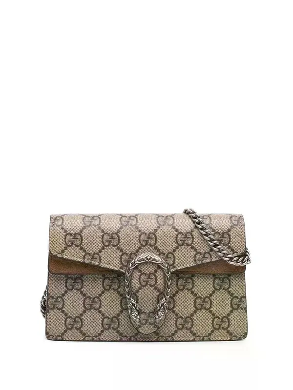 Gucci 2000-2015 Mini Gg Supreme Dionysus Crossbody Bag - Neutrals
