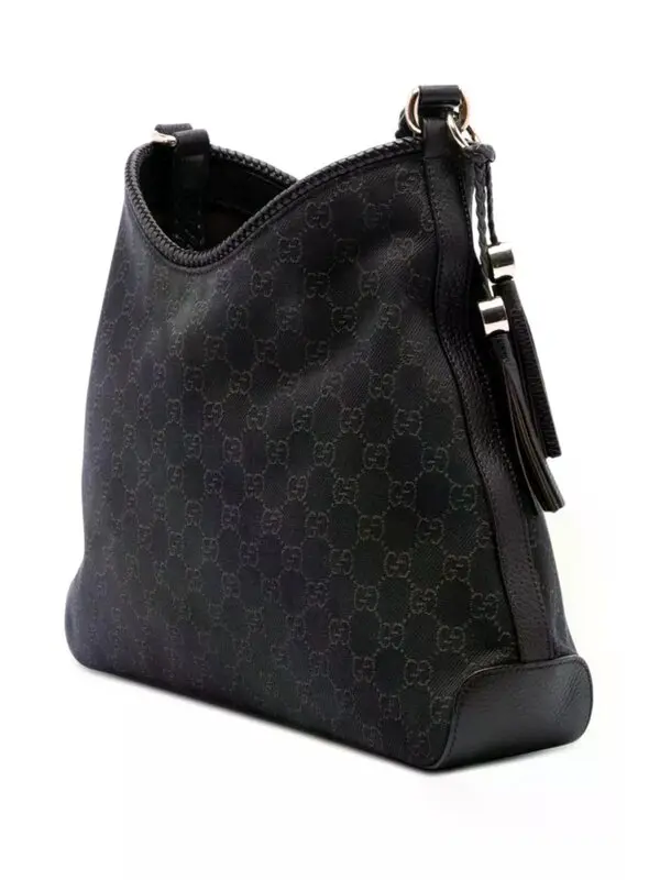 Gucci 2016-2026 Medium Gg Denim Marrakech Shoulder Bag