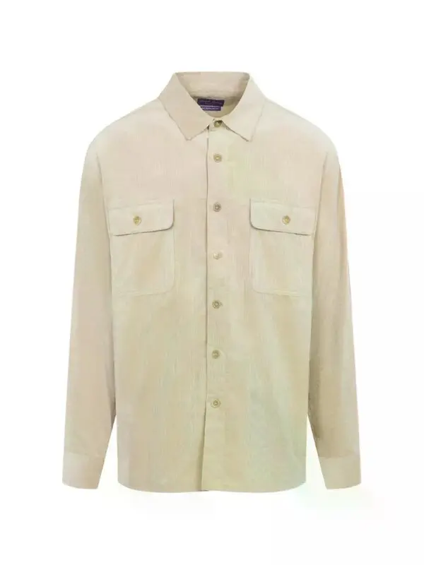 Ralph Lauren Purple Label Corduroy-texture Button-down Shirt