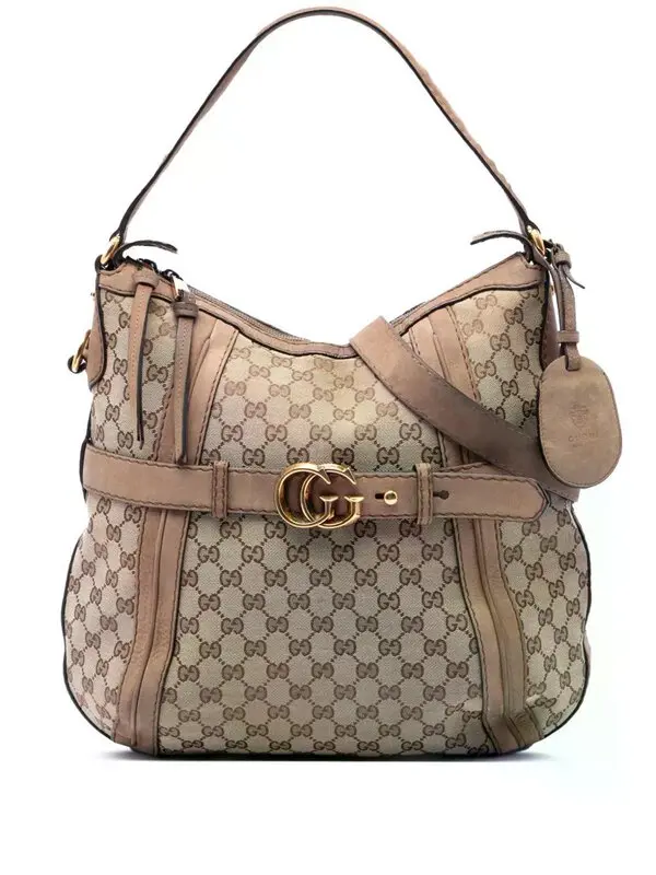 Gucci 2016-2026 Medium Gg Canvas Running Satchel
