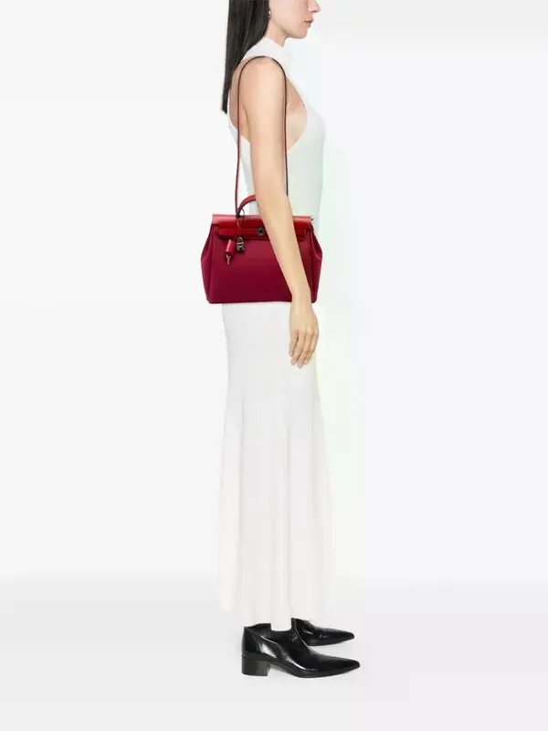 Hermès 2019-2026 Toile Verso Herbag Zip 31 Satchel
