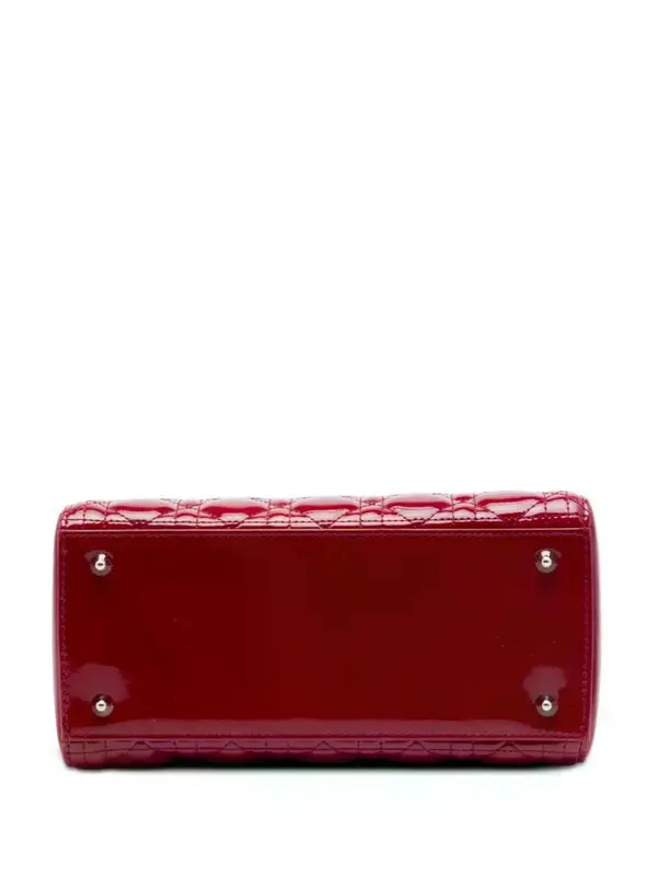 Dior 2014 Medium Patent Cannage Lady Satchel