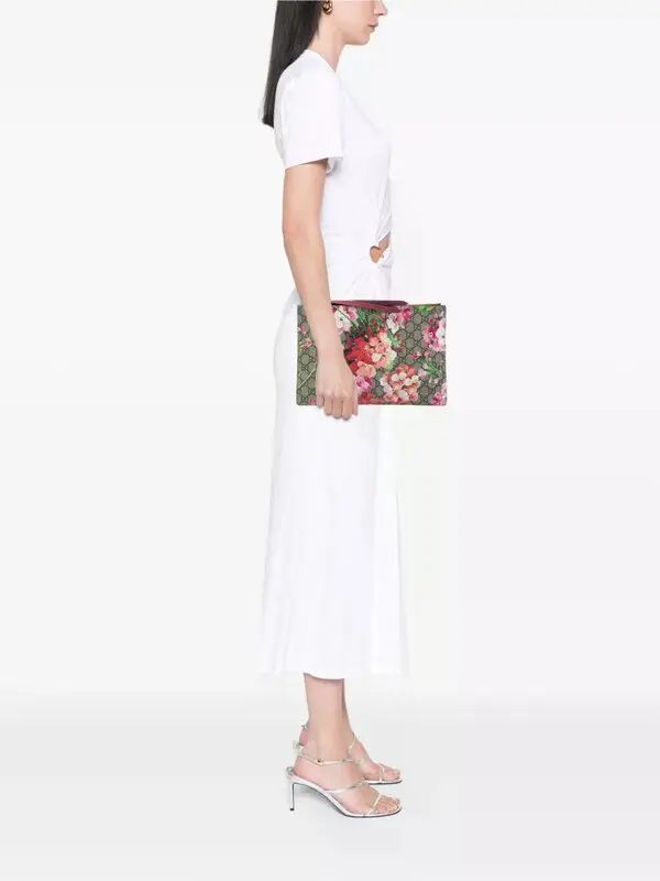 Gucci 2015-2026 Gg Supreme Blooms Clutch Bag