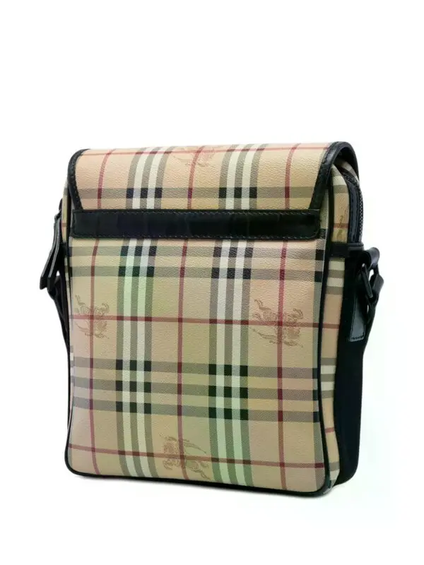 Burberry Haymarket Check Coated Canvas Crossbody Bag