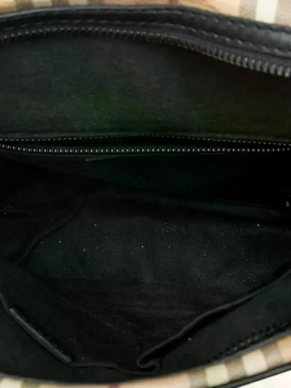 Burberry Haymarket Check Coated Canvas Crossbody Bag