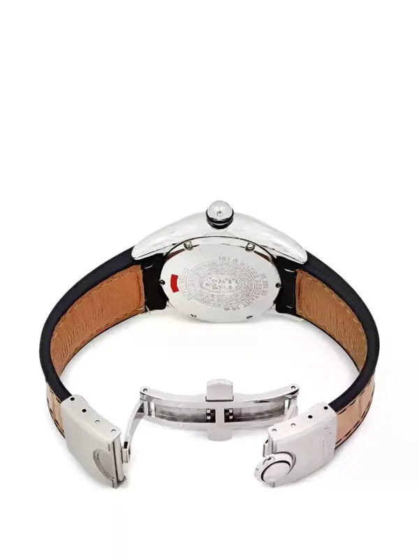 CORUM Bubble 35mm Watch With Dial And Crocodile-effect Leather Strap