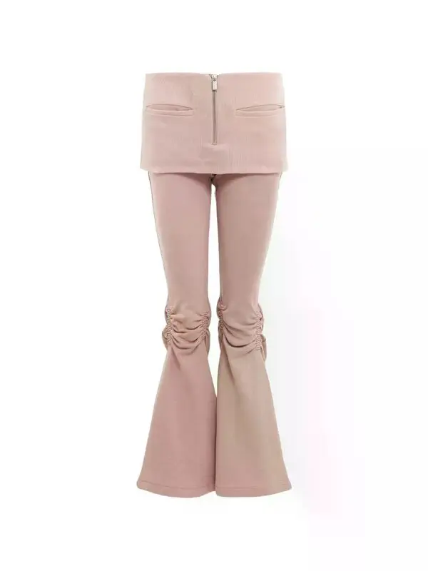 NACHE Zip-detail Flared Pants
