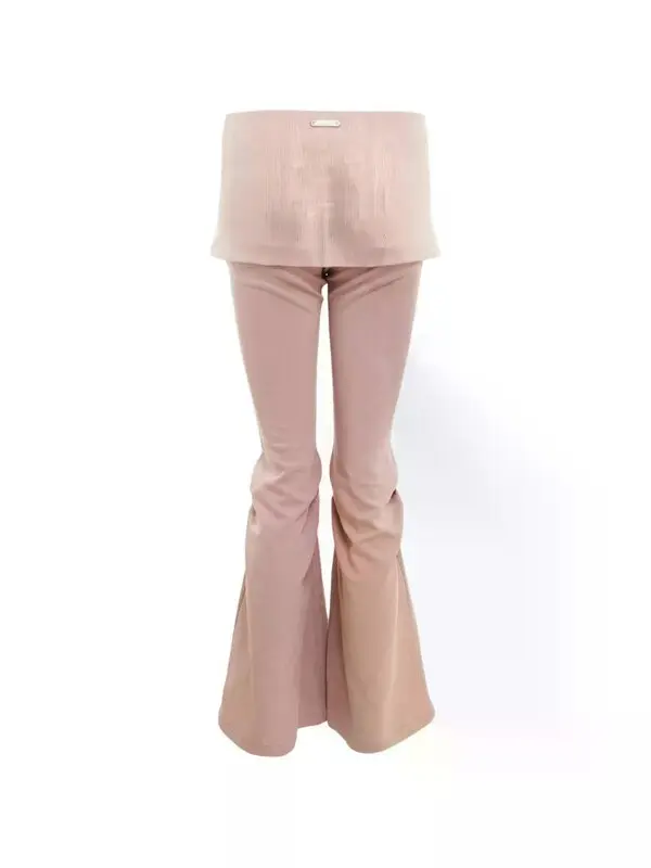 NACHE Zip-detail Flared Pants