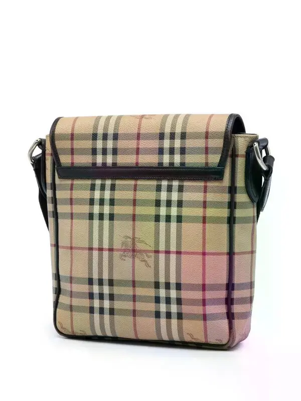 Burberry Haymarket Check Coated Canvas Crossbody Bag