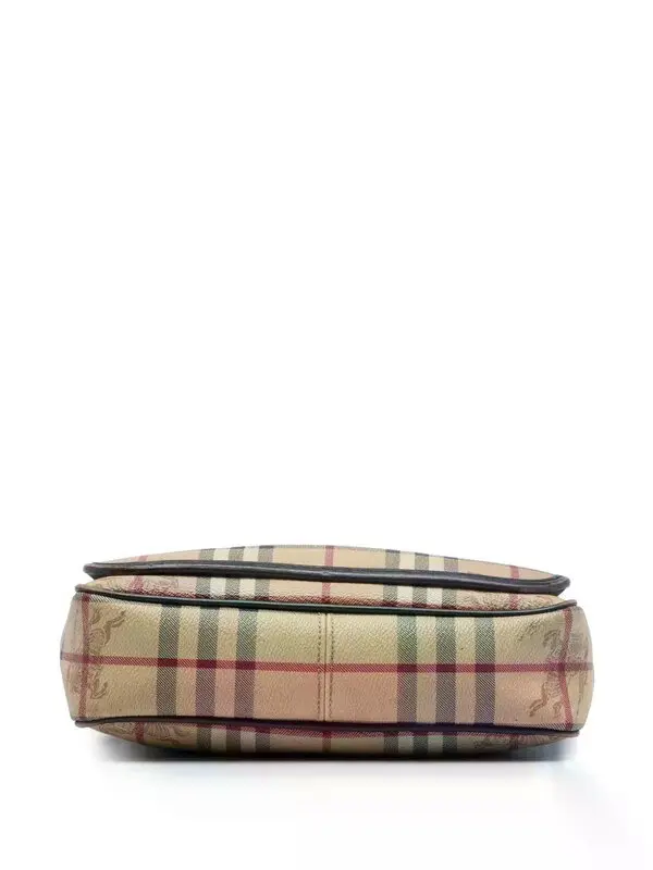 Burberry Haymarket Check Coated Canvas Crossbody Bag