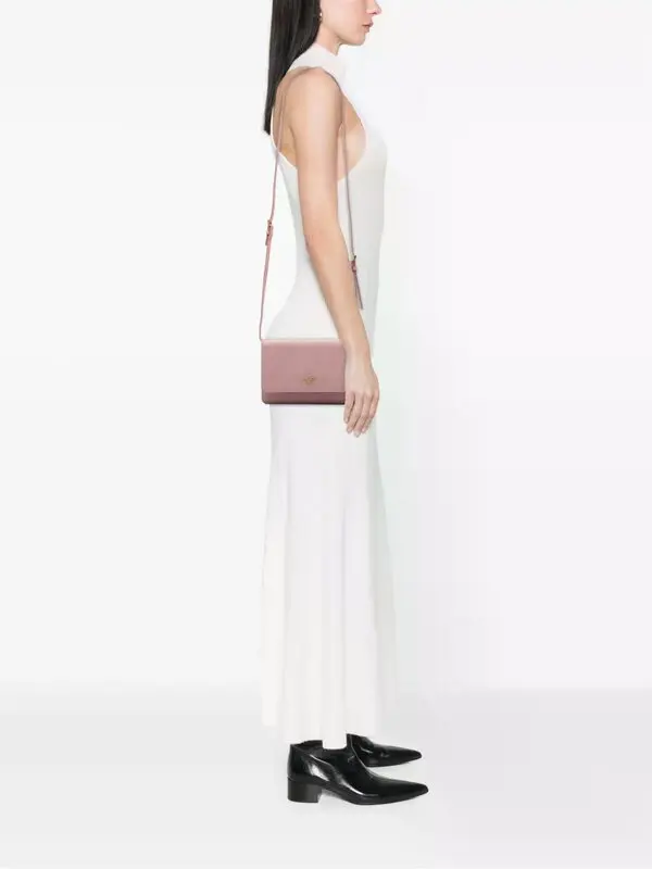 Prada 2010-2026 Saffiano Wallet On Strap Crossbody Bag