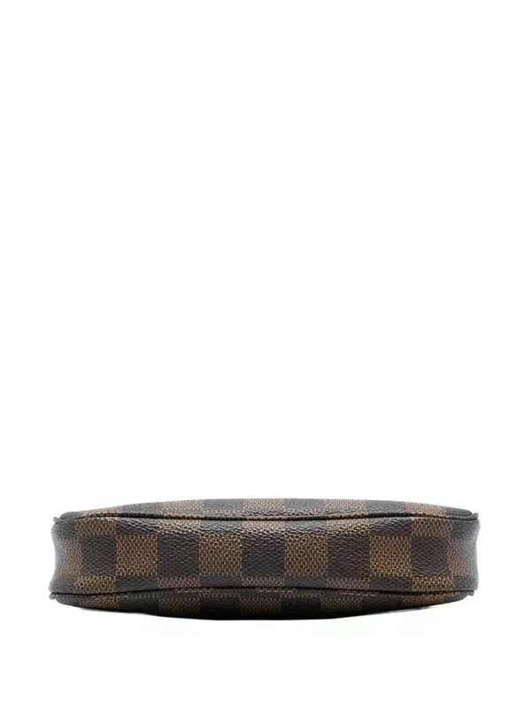 LOUIS VUITTON 2004 Damier Ebene Mini Pochette Accessoires Handbag