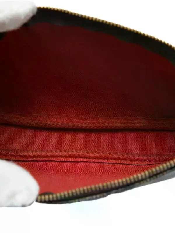 LOUIS VUITTON 2004 Damier Ebene Mini Pochette Accessoires Handbag