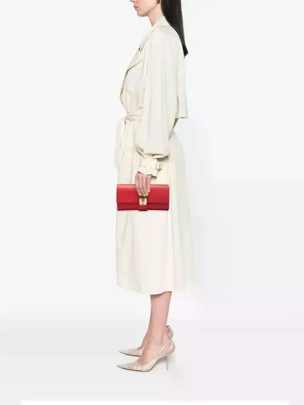 Hermès 2014 Tadelakt Medor 23 Clutch Bag - Red