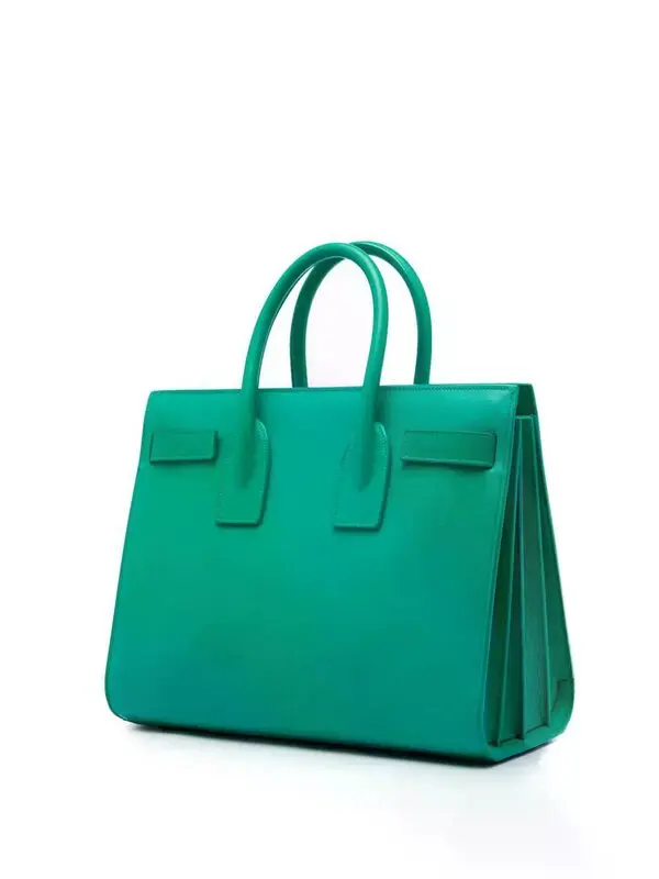 Saint Laurent 2014 Small Leather Sac De Jour Satchel