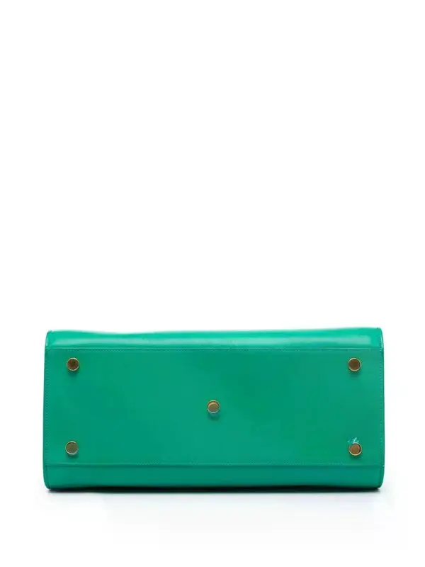 Saint Laurent 2014 Small Leather Sac De Jour Satchel