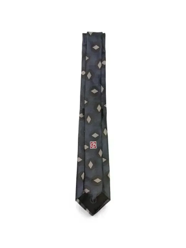 Giorgio Armani Geometric-pattern Tie