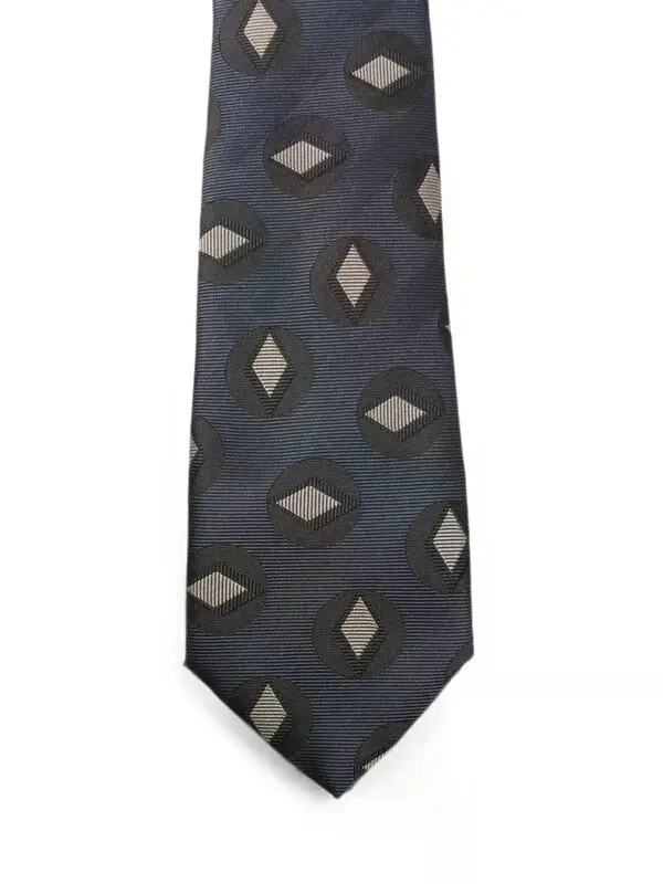 Giorgio Armani Geometric-pattern Tie