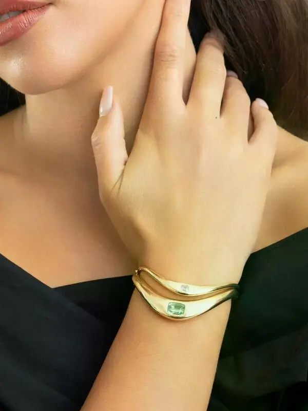 ZAHN-Z Petite Zaha Diamond Cuff Bracelet